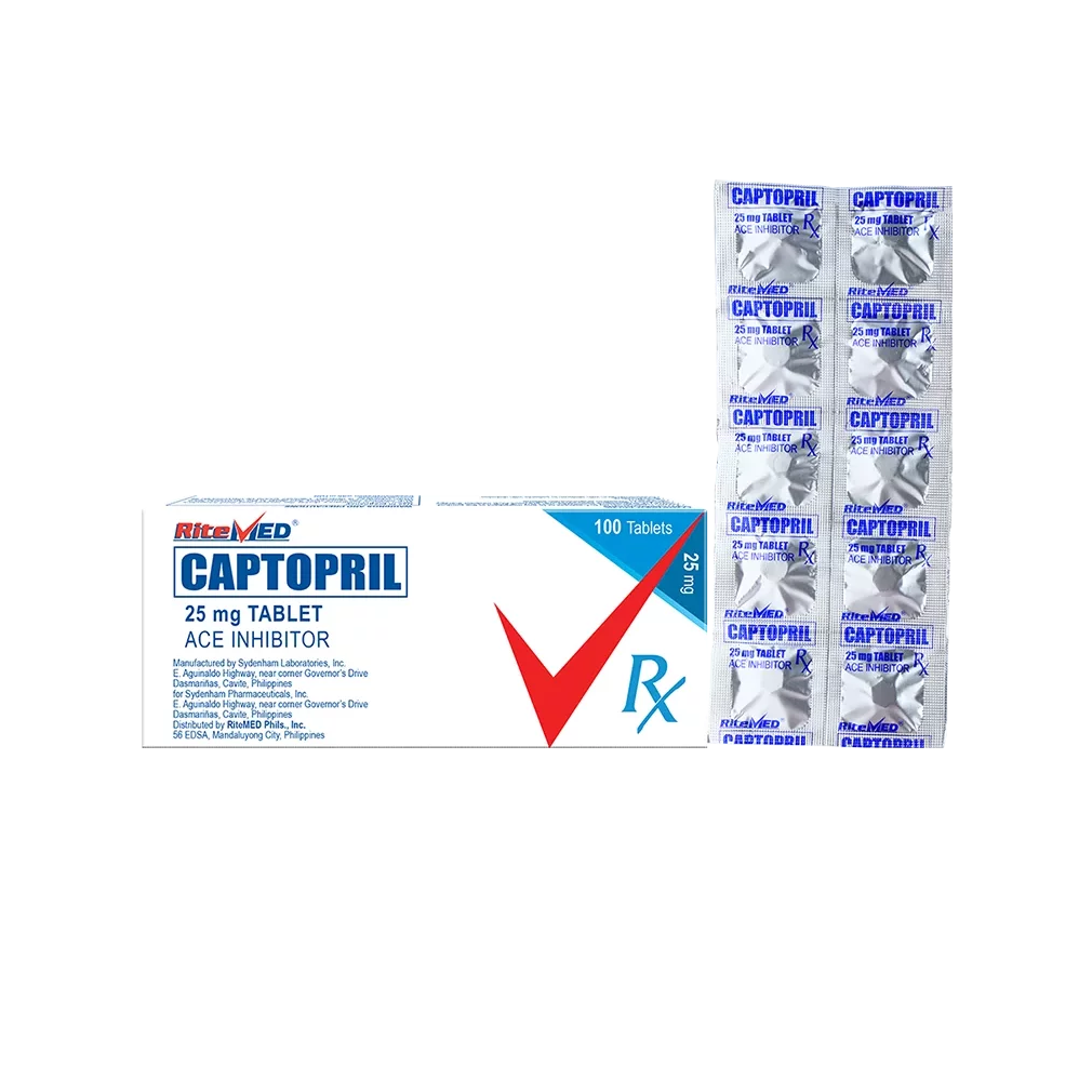 RITEMED Captopril 25mg Tablet 1's price in the Philippines | MedsGo ...